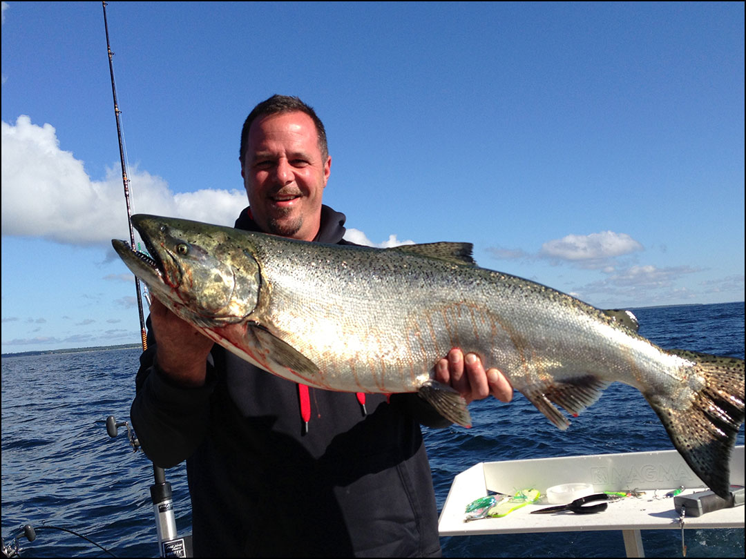 Huge Salmon - S & S Sportfishing Charters